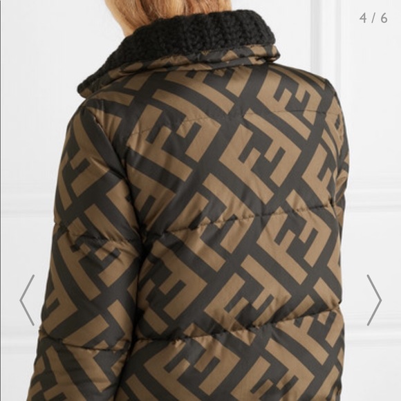 Fendi | Jackets & Coats | Fendi Wool Reversible Ski Jacket | Poshmark